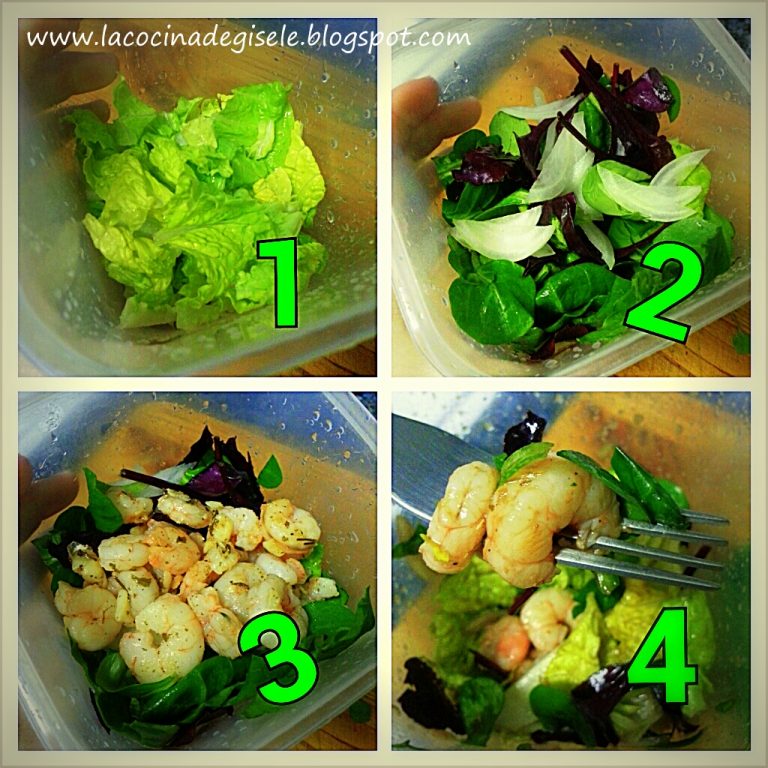 Ensalada Light de Camarones – LA COCINA DE GISELE